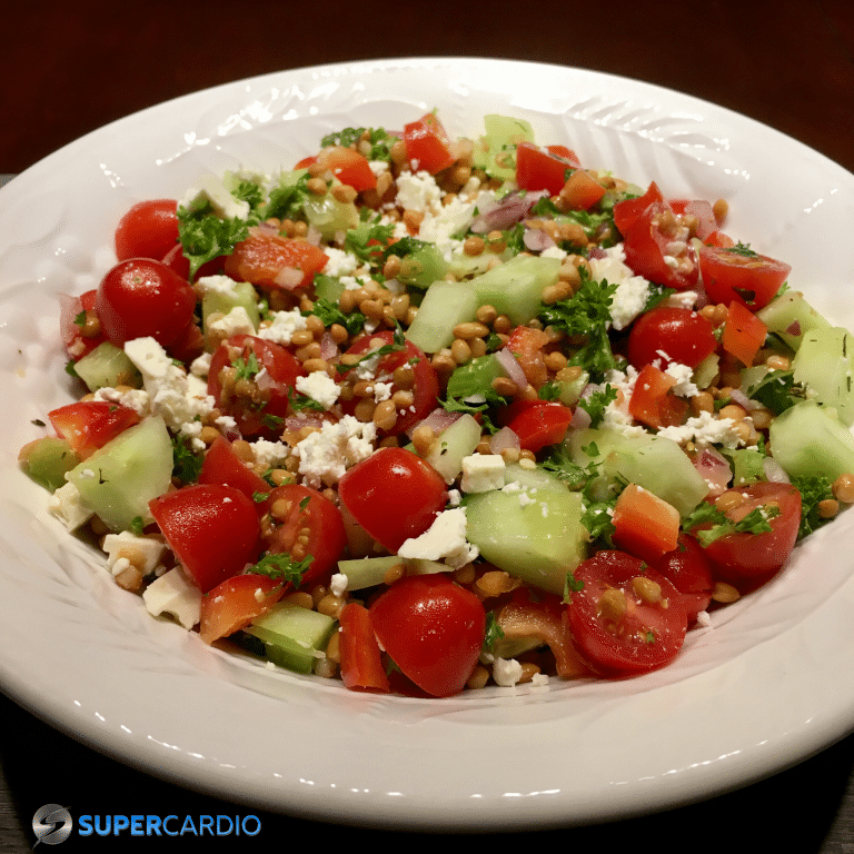 Salade aux lentilles et au feta - SuperCardio